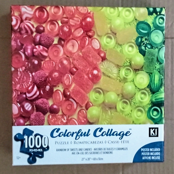 Games | Colorful Collage Puzzle By 100 Pieces | Poshmark